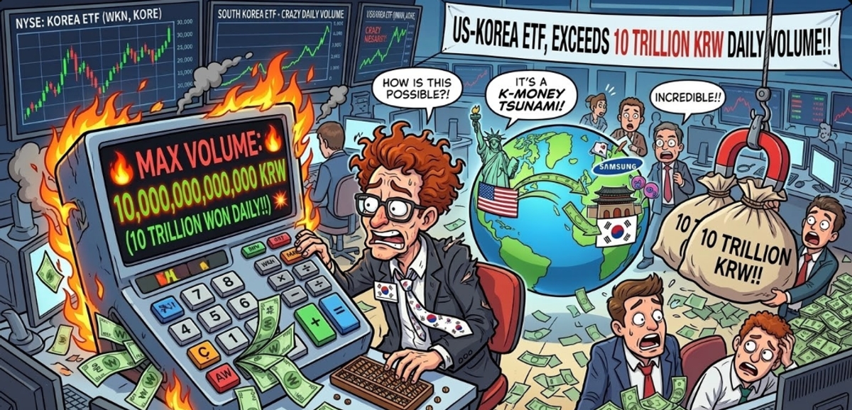 Surge in U.S. ETF Trading Investing in Korea... Daily Transactions ...